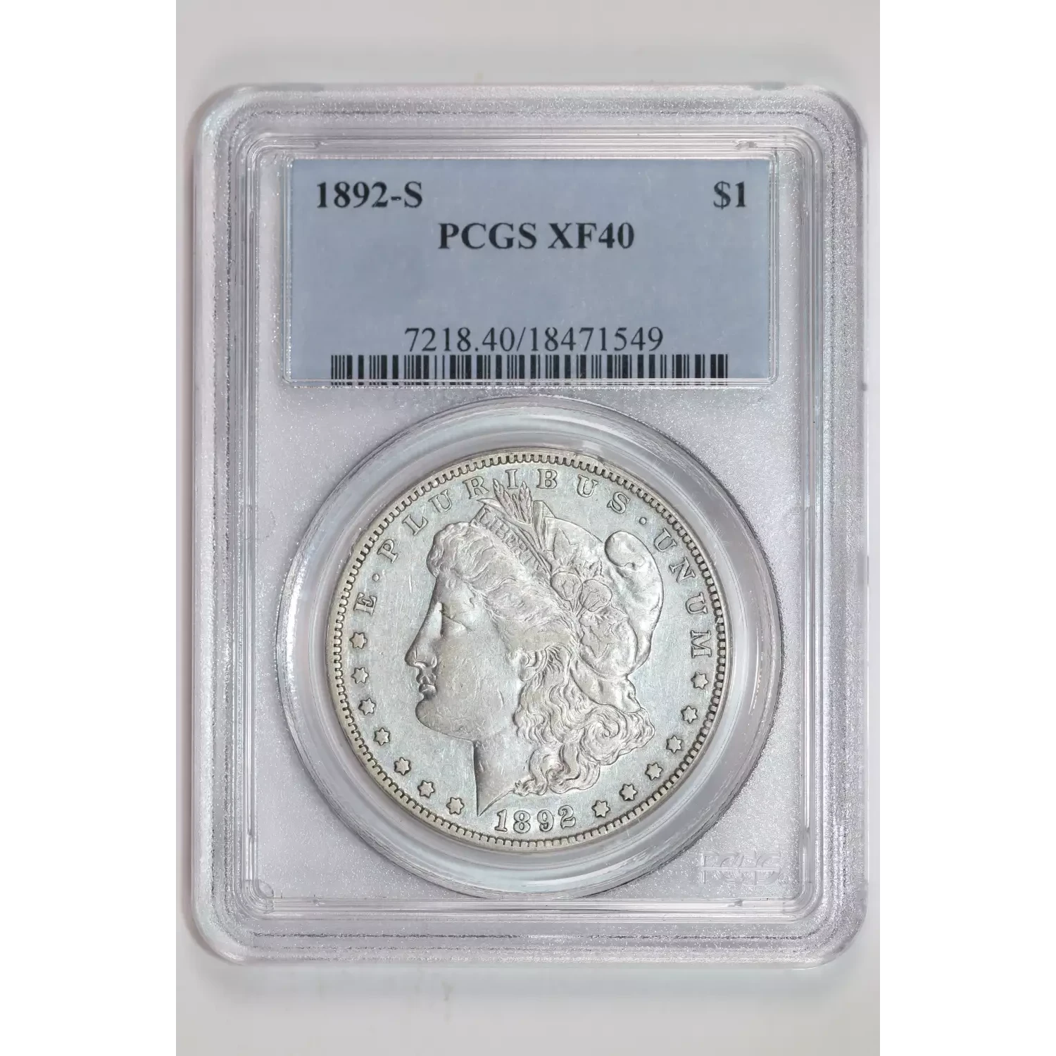 1892-S Morgan Silver Dollar PCGS XF-40 - Coin Superstore LLC